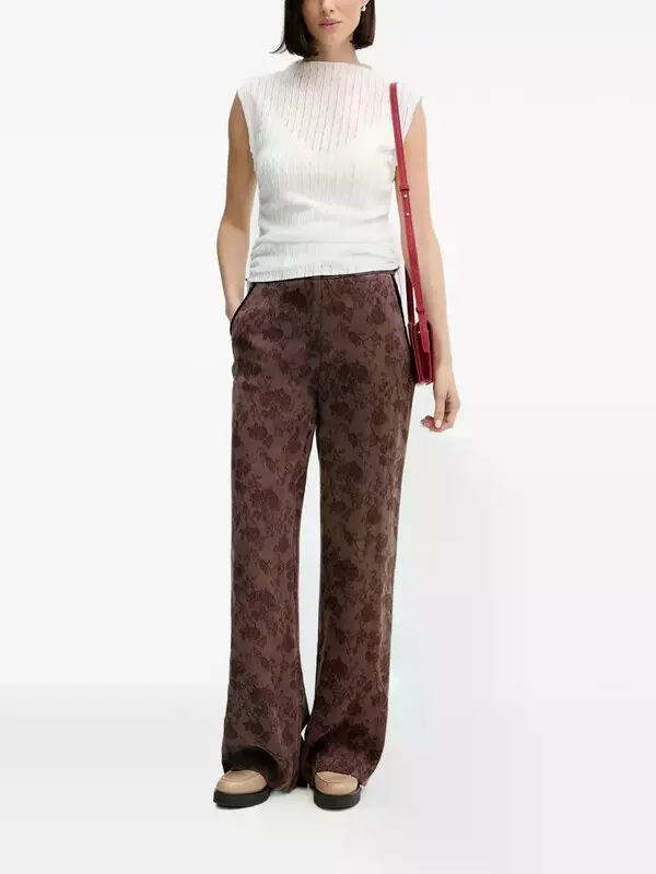 HOSS INTROPIA Floral-patterned Trousers
