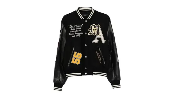 Amiri Varsity Patch Jacket - Black