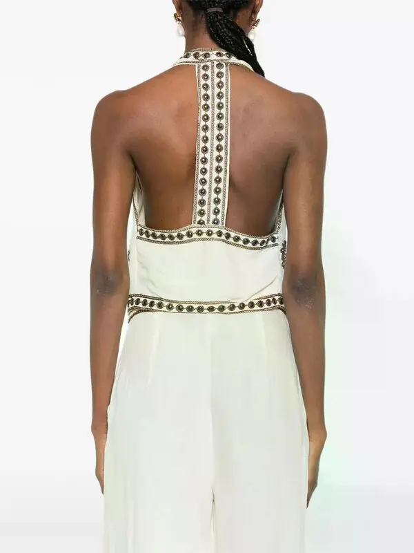 SCARLETT POPPIES Taylen Beaded Embellished Top