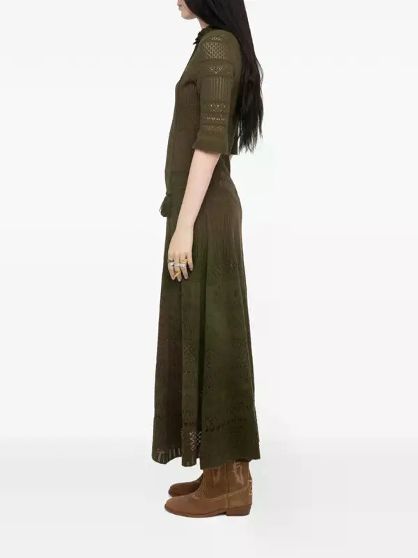 Zadig&Voltaire Memphis Knit Maxi Dress - Green