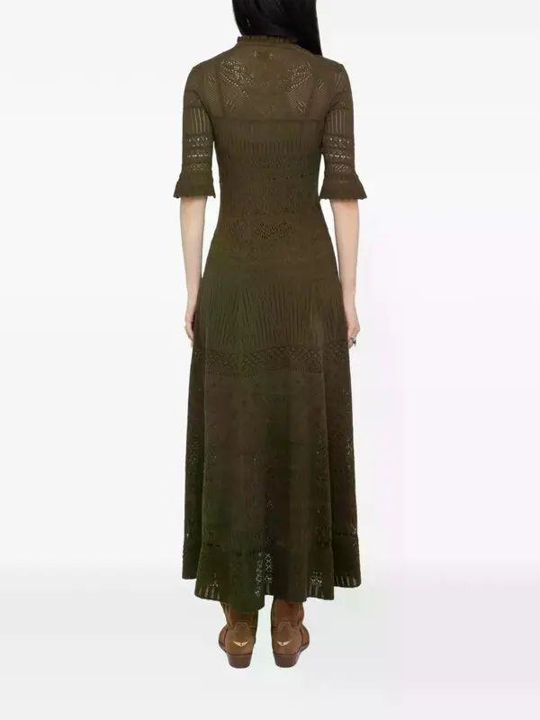 Zadig&Voltaire Memphis Knit Maxi Dress - Green