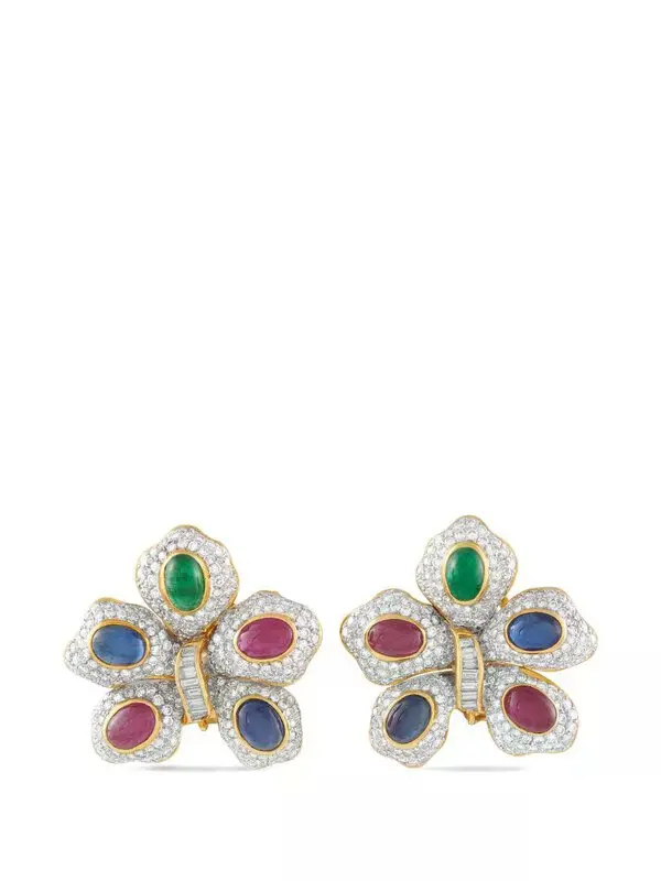 LB EXCLUSIVE Retro Flower Earrings - Gold