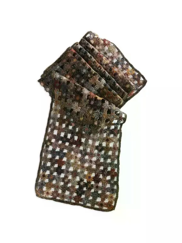 SOPHIE DIGARD Wool Knitted Scarf - Brown