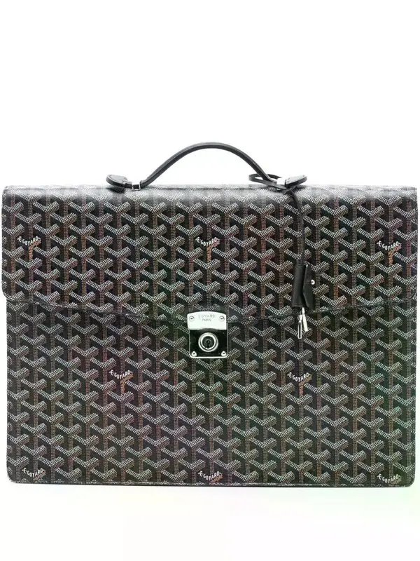 Goyard 2012 Serviette Chypre Business Bag - Black