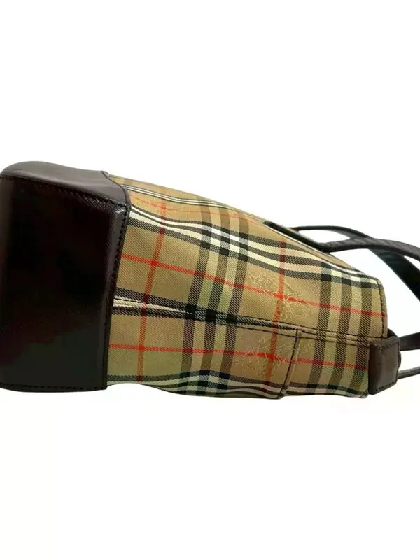 Burberry Haymarket Check Canvas Tote Bag