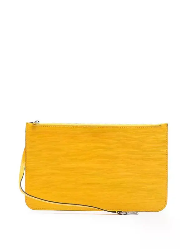 LOUIS VUITTON 2013 Epi Neverfull Pouch - Yellow