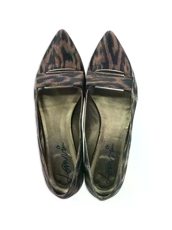 LANVIN Animal-print Loafers