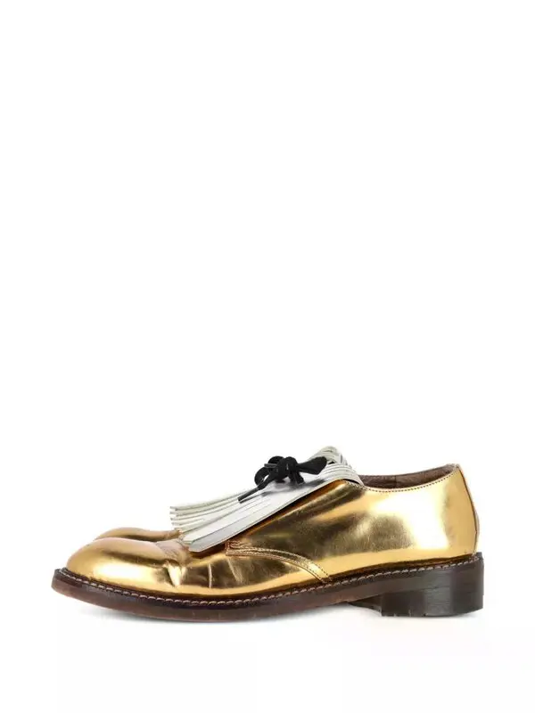Marni Metallic Oxford Shoes