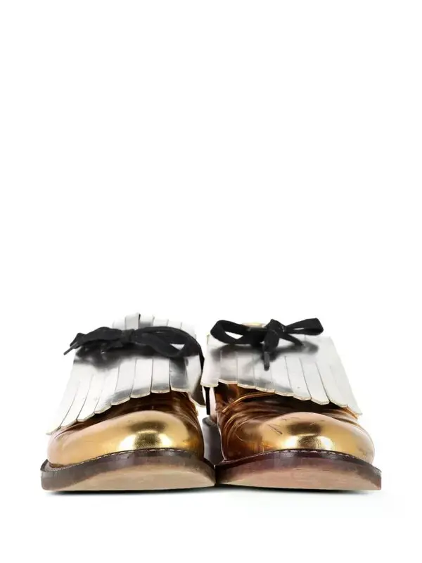 Marni Metallic Oxford Shoes
