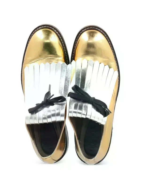 Marni Metallic Oxford Shoes