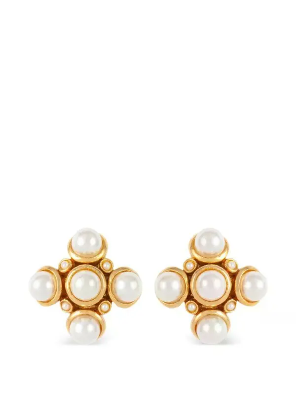 SUSAN CAPLAN Renaissance Revival Earrings - Gold