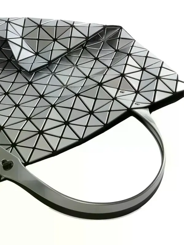 Issey Miyake Geometric-pattern Tote - Silver
