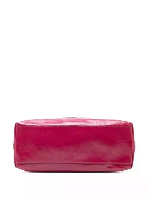 Gucci Medium Patent Soho Chain Tote Bag - Pink