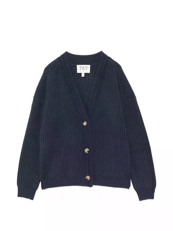 TWP Cashmere Cardigan - Blue