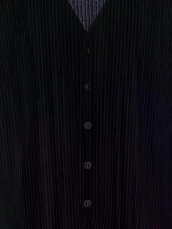 Issey Miyake Pleated Buttoned Vest