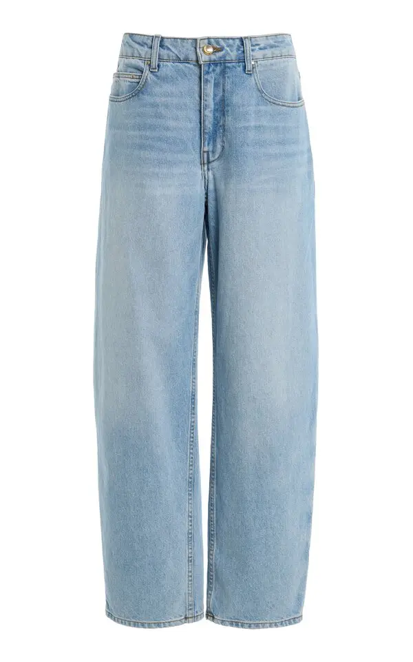 Ossou Rider Rigid Low-rise Bowed-leg Jeans