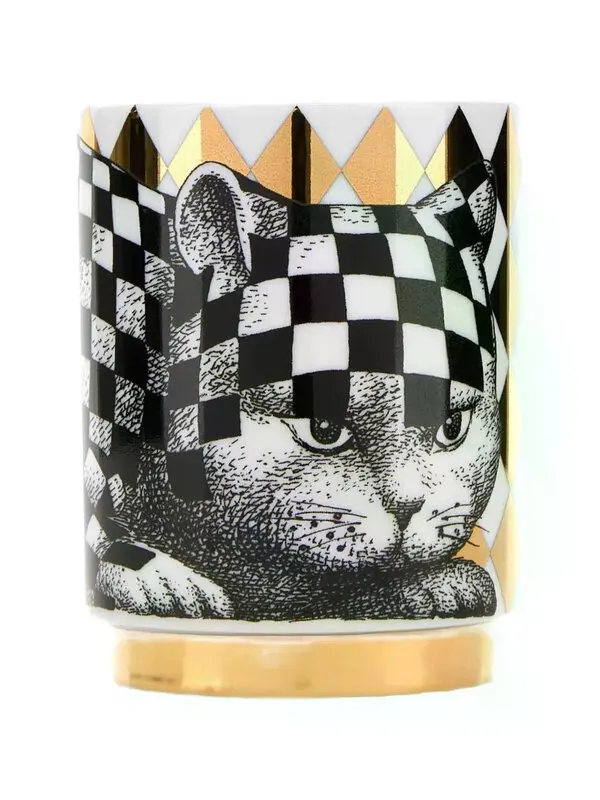 FORNASETTI Printed Candle