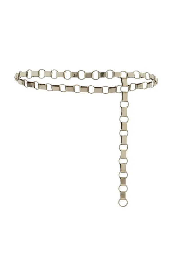 CURATORIA Surco Alpaca Chain Belt - Silver