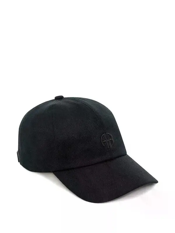 ANINE BING Logo Baseball Cap - Black