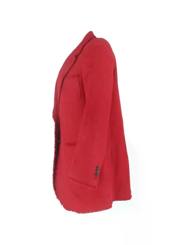 Thom Browne Single-breasted Frayed Blazer