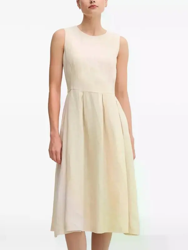OUI Linen Midi Dress