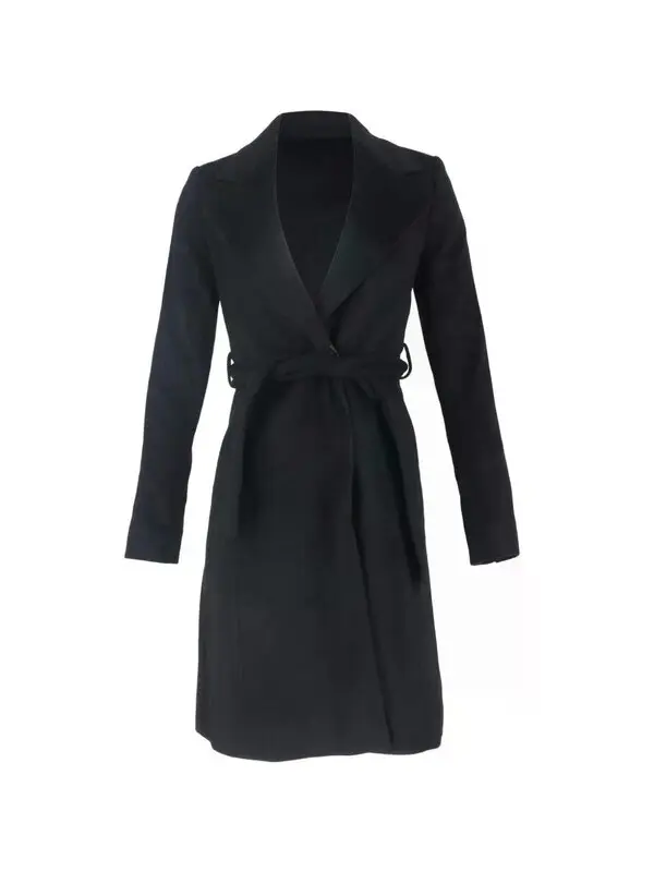 BOSS Single-breasted Belted Coat