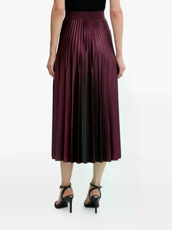 OUI Pleated Midi Skirt
