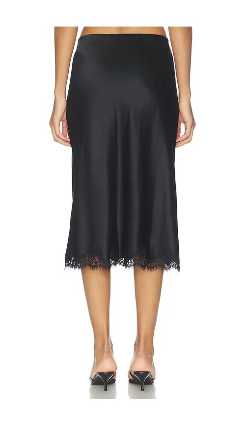 L'Agence Tico Lace Midi Skirt