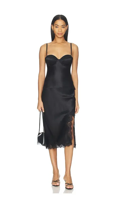L'Agence Orlina Camisole Top - Black