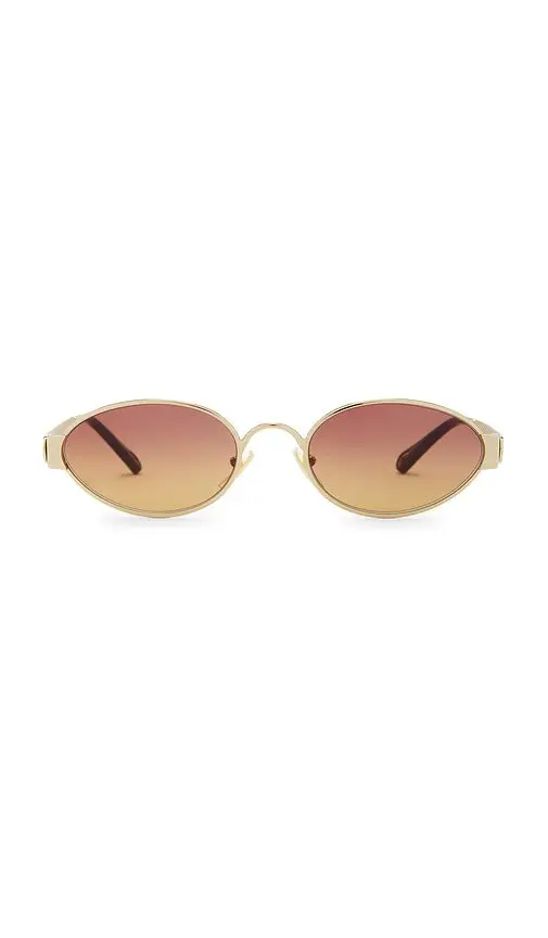 Chloé Holly Sunglasses - Gold & Brown