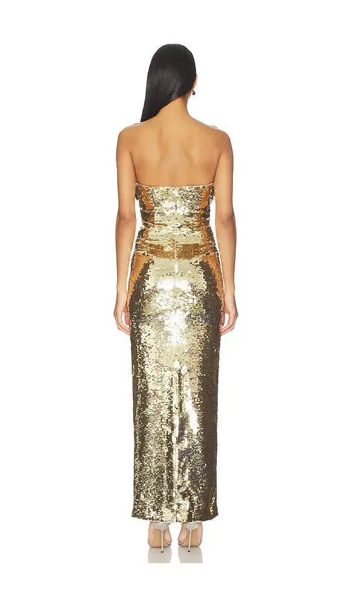 Retrofete Amulet Sequin Maxi Dress