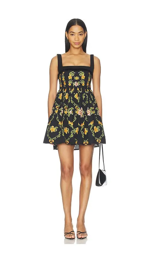 Agua Bendita Barbara Mini Dress - Navy