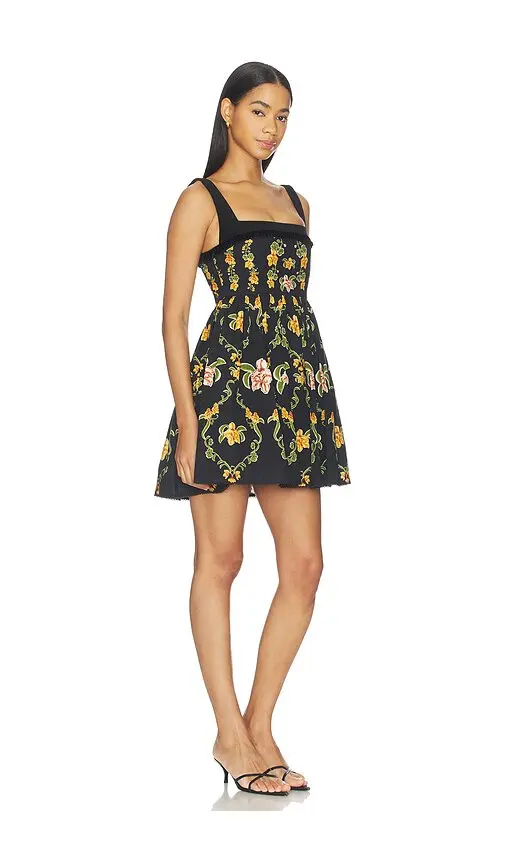 Agua Bendita Barbara Mini Dress - Navy