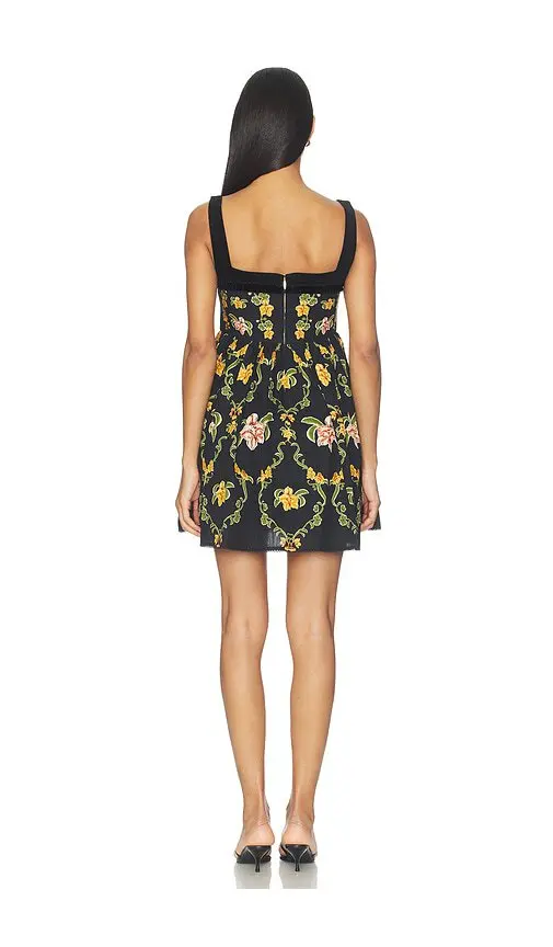 Agua Bendita Barbara Mini Dress - Navy