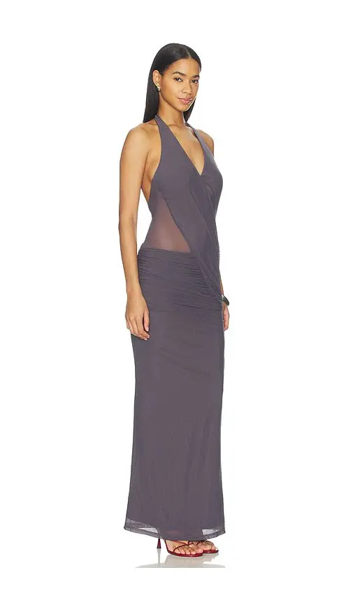Superdown Dynasty Halter Maxi Dress