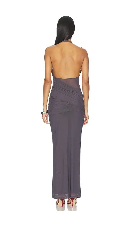 Superdown Dynasty Halter Maxi Dress
