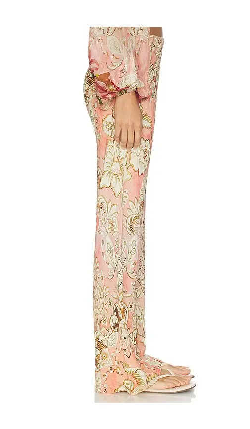 Hemant & Nandita Printed Pant - Peach