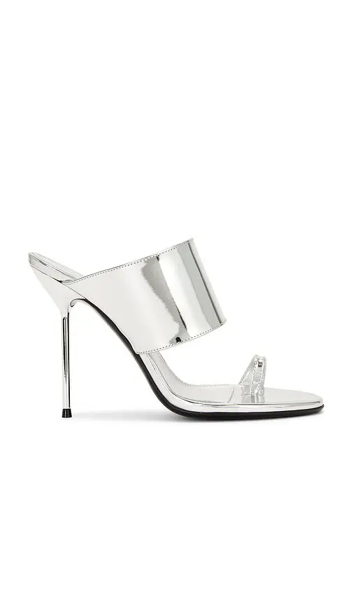 Paris Texas Lidia Thong Mule - Metallic Silver