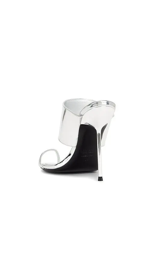 Paris Texas Lidia Thong Mule - Metallic Silver