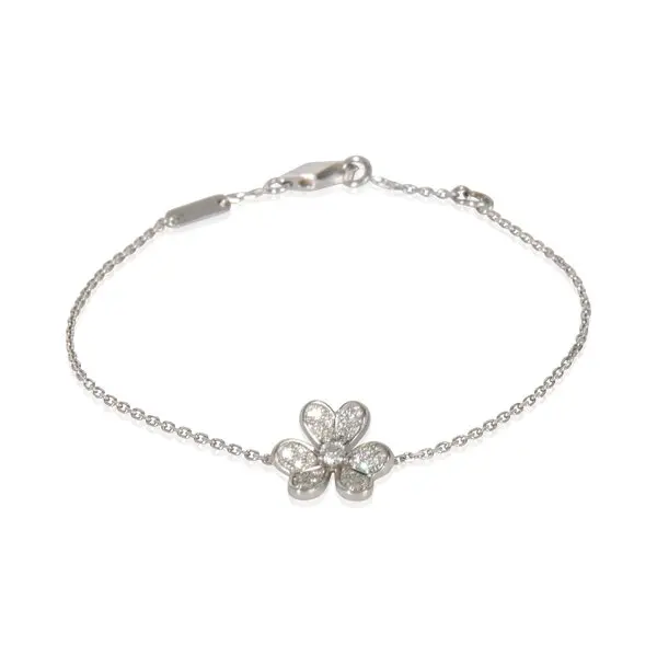 Van Cleef & Arpels White Gold Diamond Frivole Bracelet - White_gold