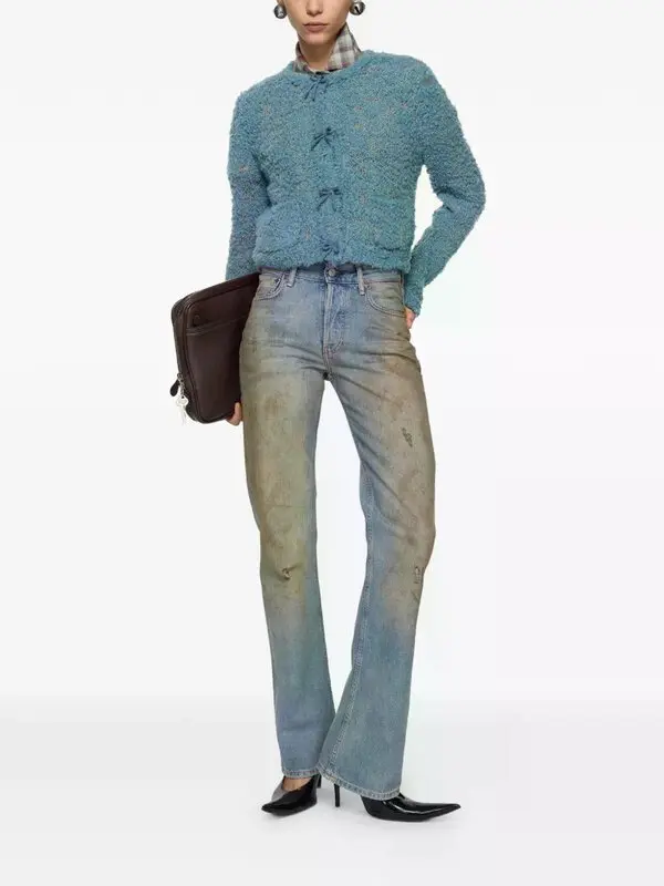 Acne Studios Bow Wool Cardigan