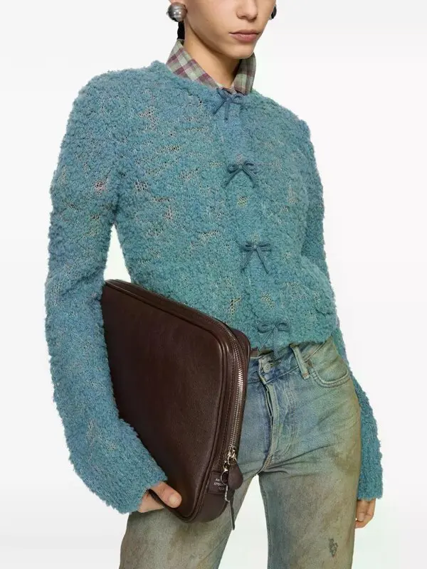 Acne Studios Bow Wool Cardigan