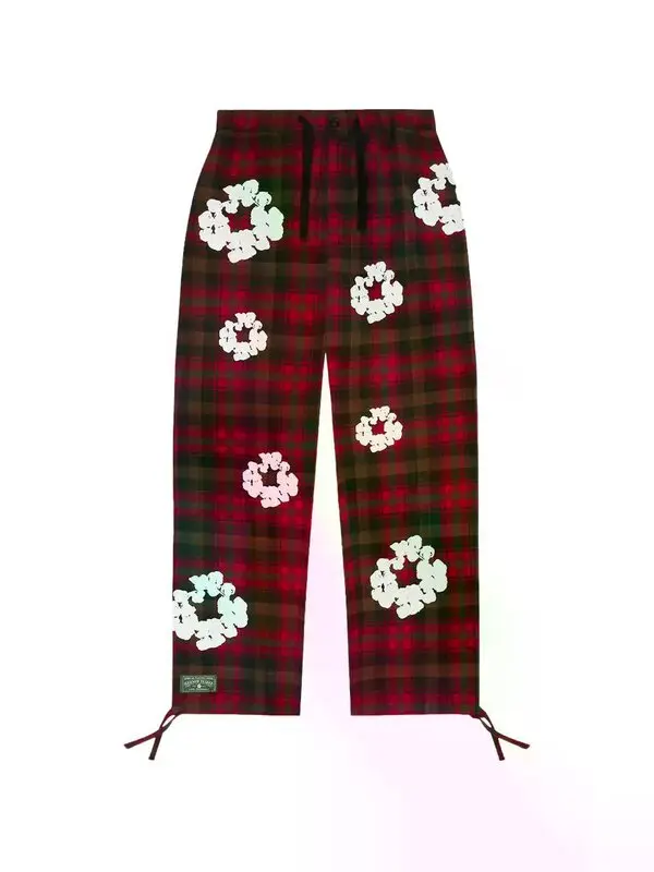 DENIM TEARS Wreath Checked Trousers