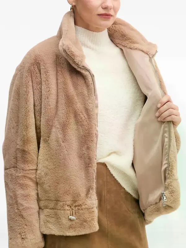 MARC AUREL Faux-fur Zip Jacket