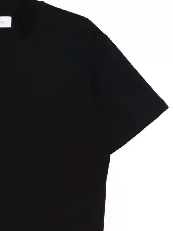 LARDINI Crew-neck T-shirt - Black