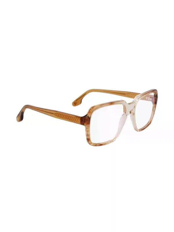 Victoria Beckham Square-frame Glasses - Brown