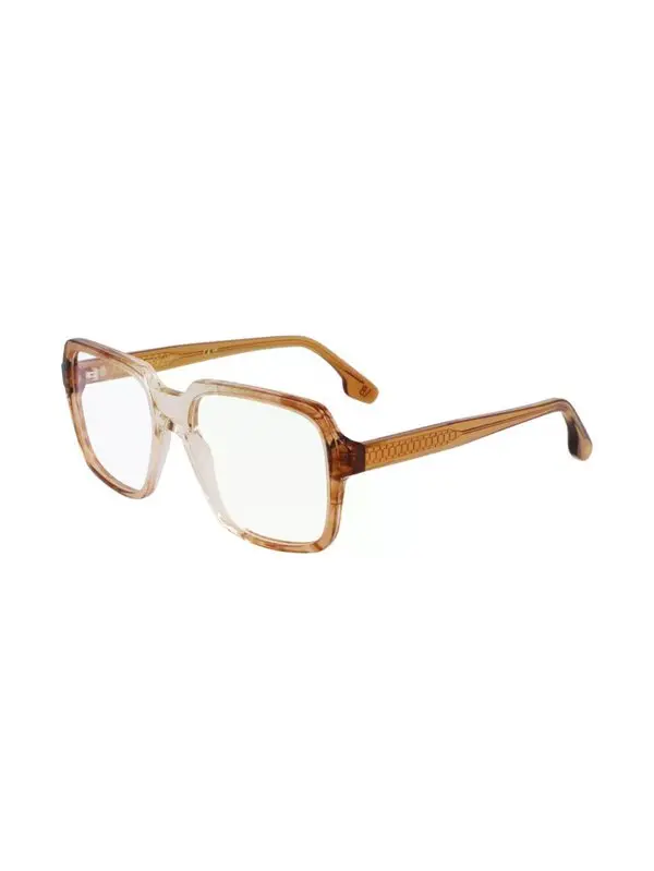 Victoria Beckham Square-frame Glasses - Brown
