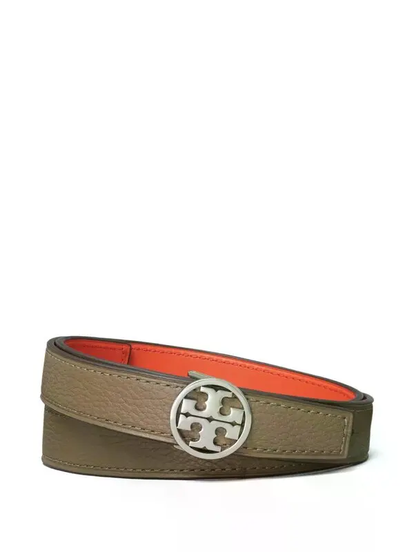 Tory Burch Reversible Logo-plaque Belt - Brown