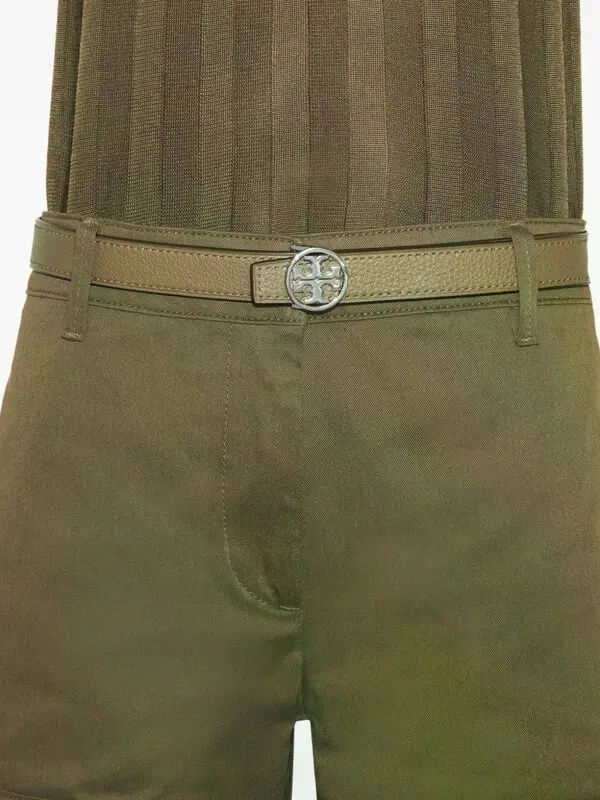 Tory Burch Reversible Logo-plaque Belt - Brown