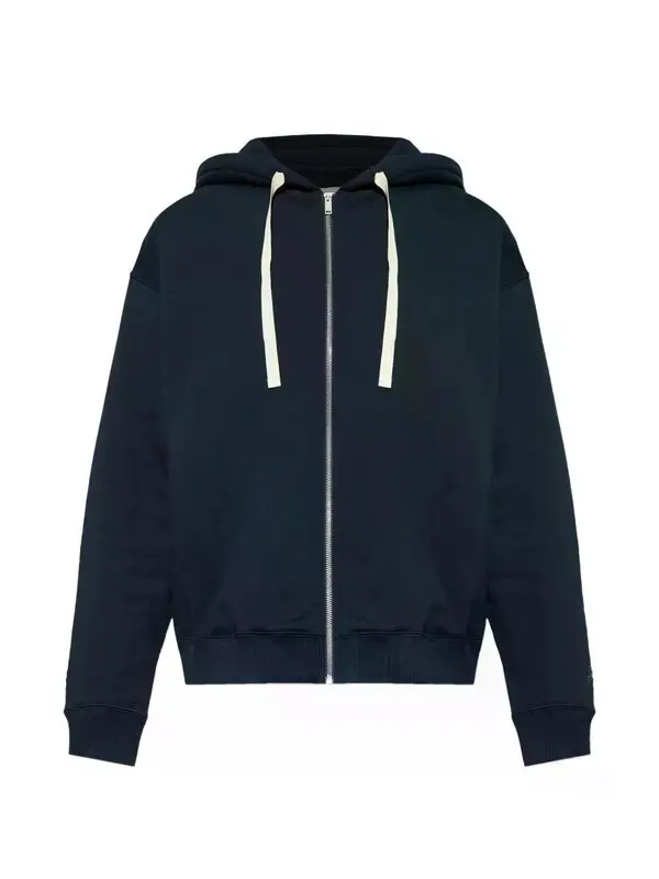 JIL SANDER Zip-up Hoodie - Blue
